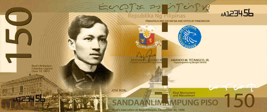 Ngampleng: 150 pesos – Jose Rizal bill