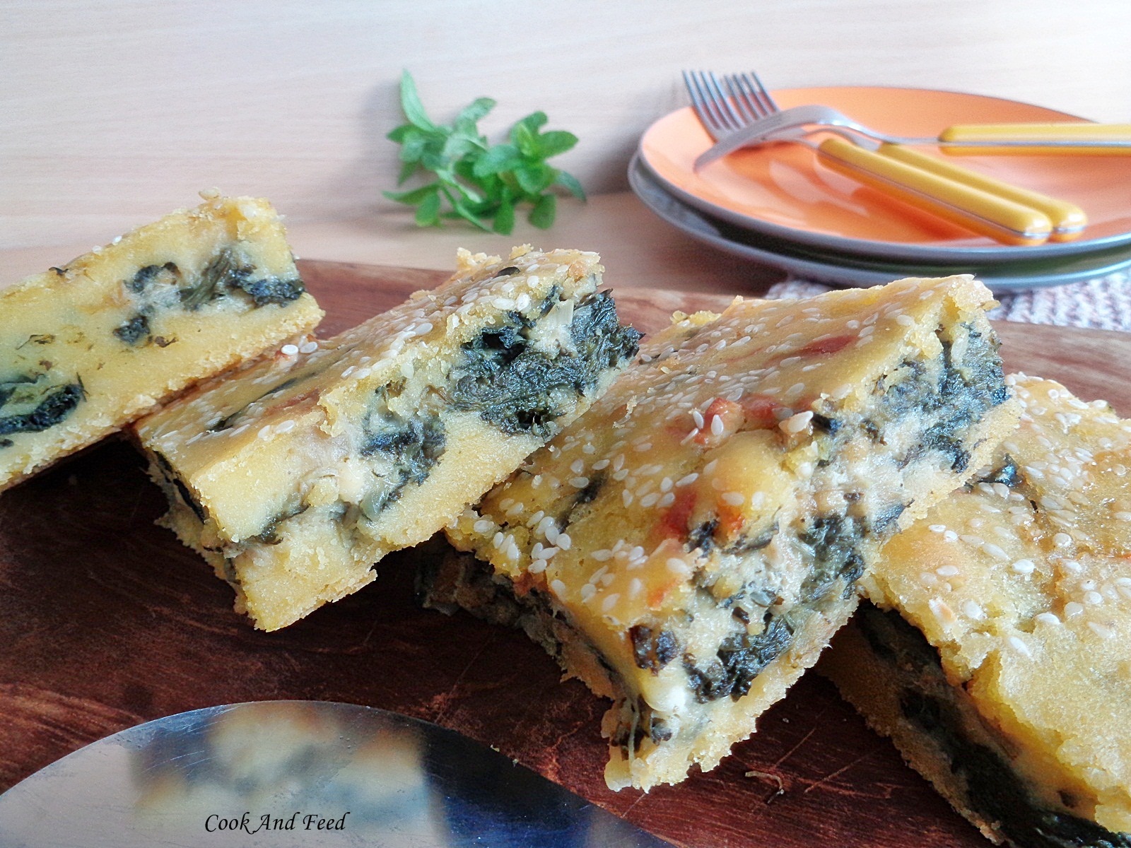 Ζυμαρόπιτα Με Σπανάκι/Easy Spinach Pie | Cook And Feed