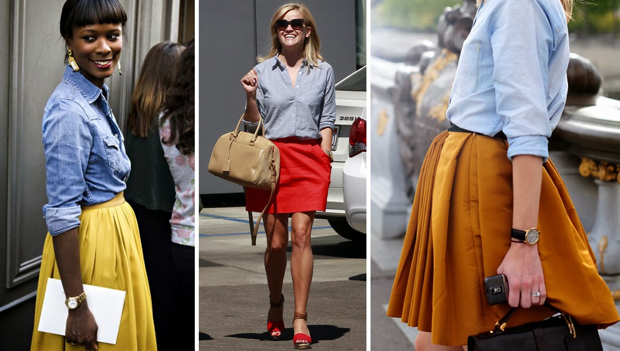 Stylist Victoria Klimenko: Джинсовая рубашка: создаем стильный образ