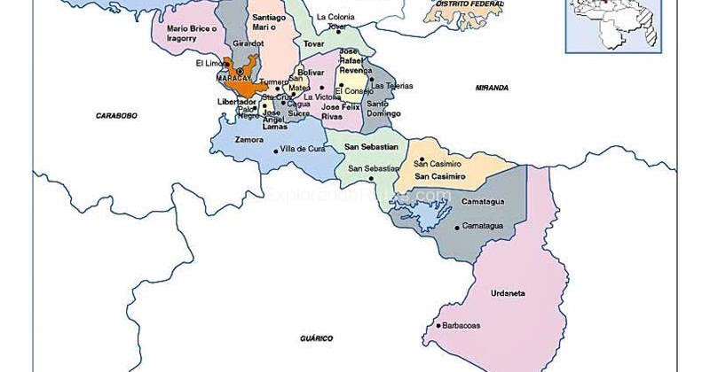 Blog de Biologia: Lista Municipios y Capitales del Estado Aragua ...