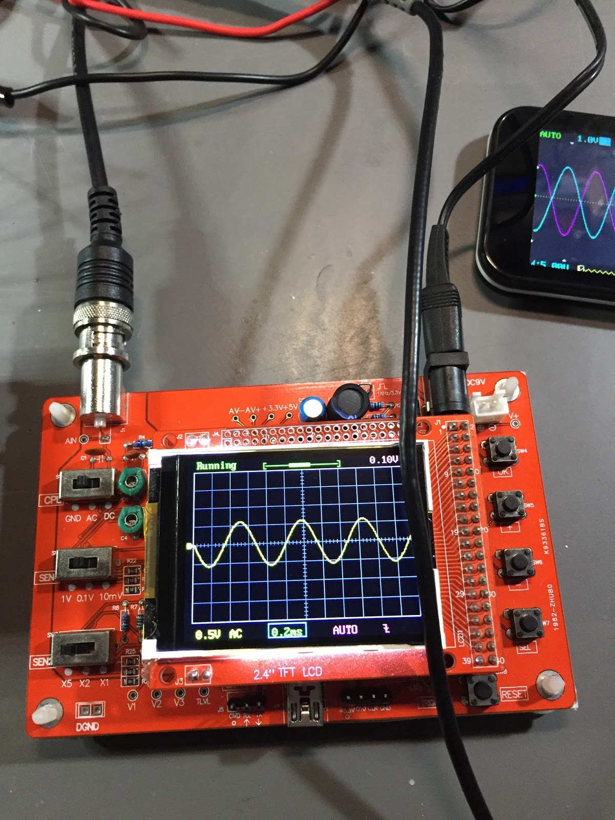 ARDUINO By Myself: FG085 - Mini DDS Function Generator - Montagem
