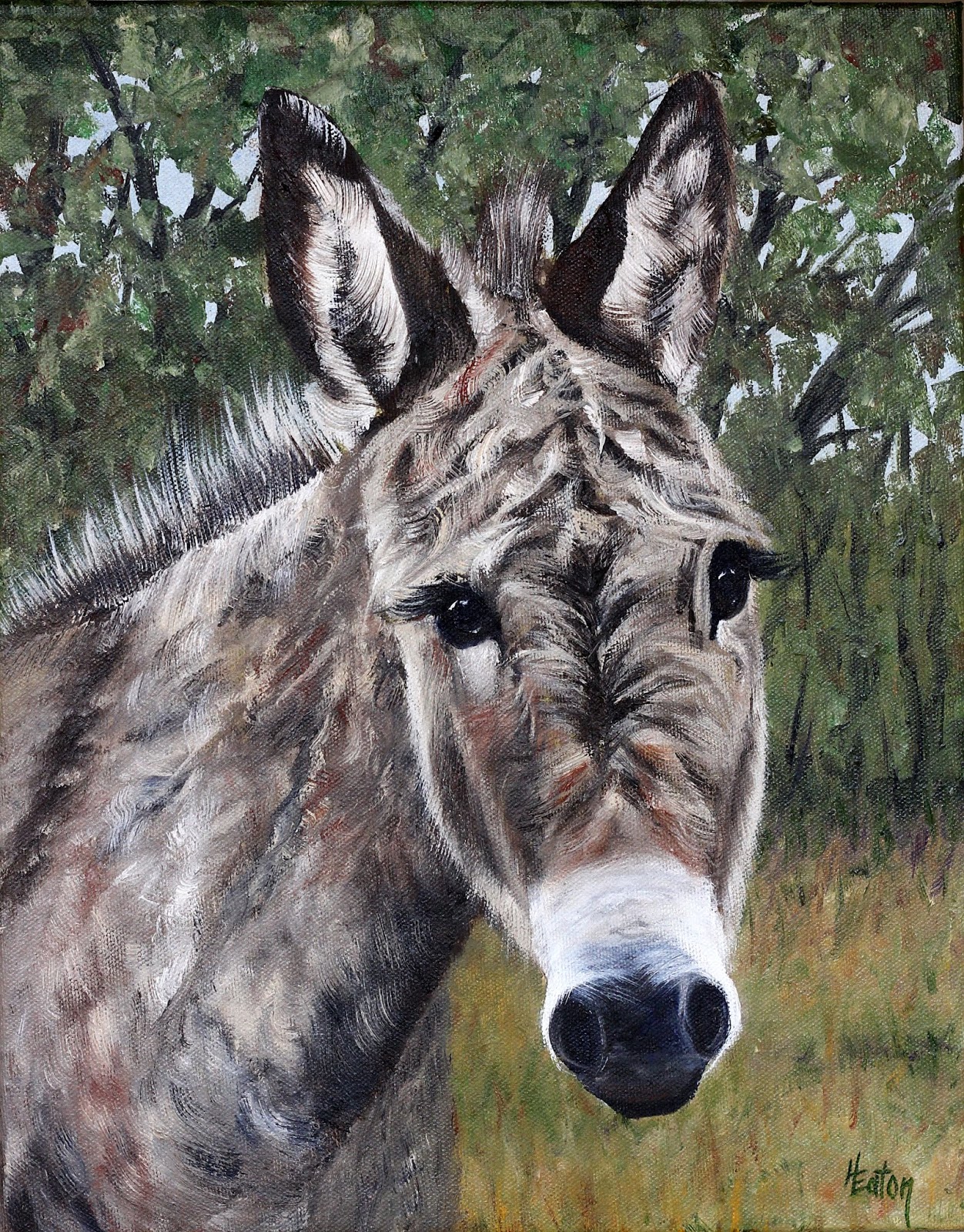 Word Weaver Art: Little Gray Donkey (a.k.a. Hee Haw)