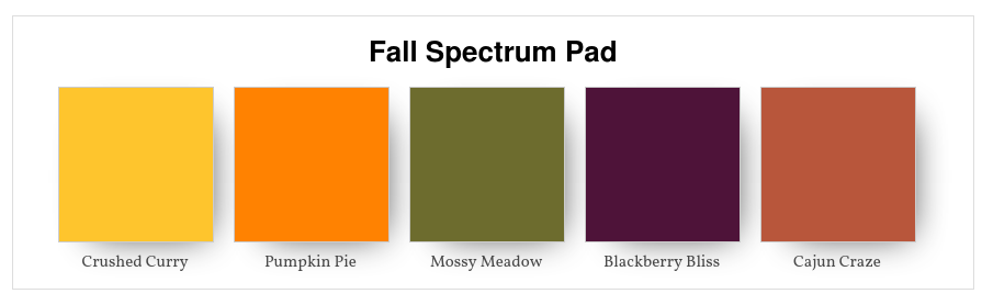 Spectrum Pad in Fall Cards - Stamp-n-Paper Junkie