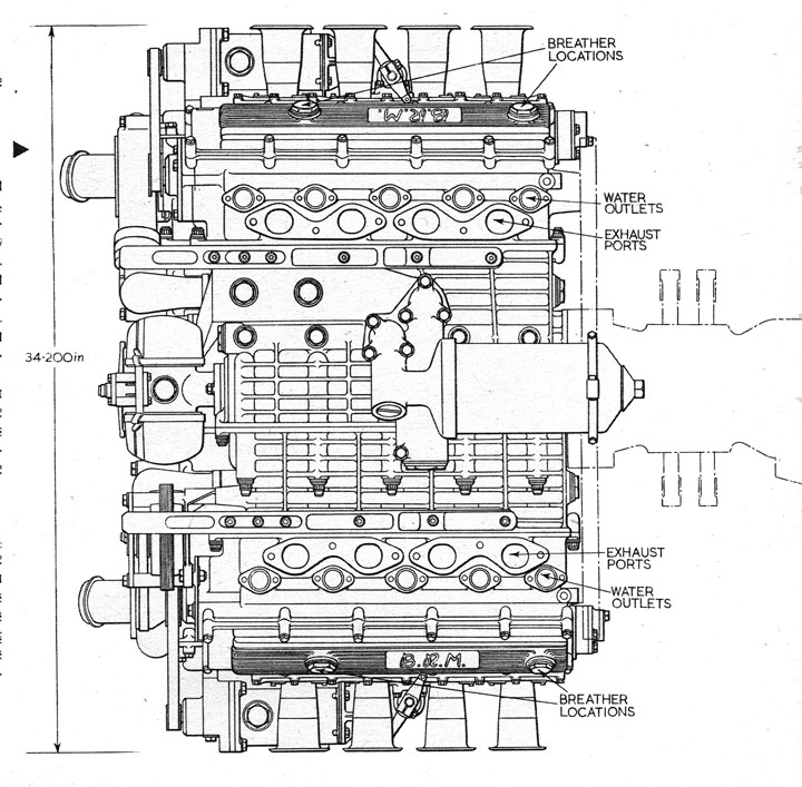 Yorkshire Ferret: The BRM H16 engine – part 2: Engine layout