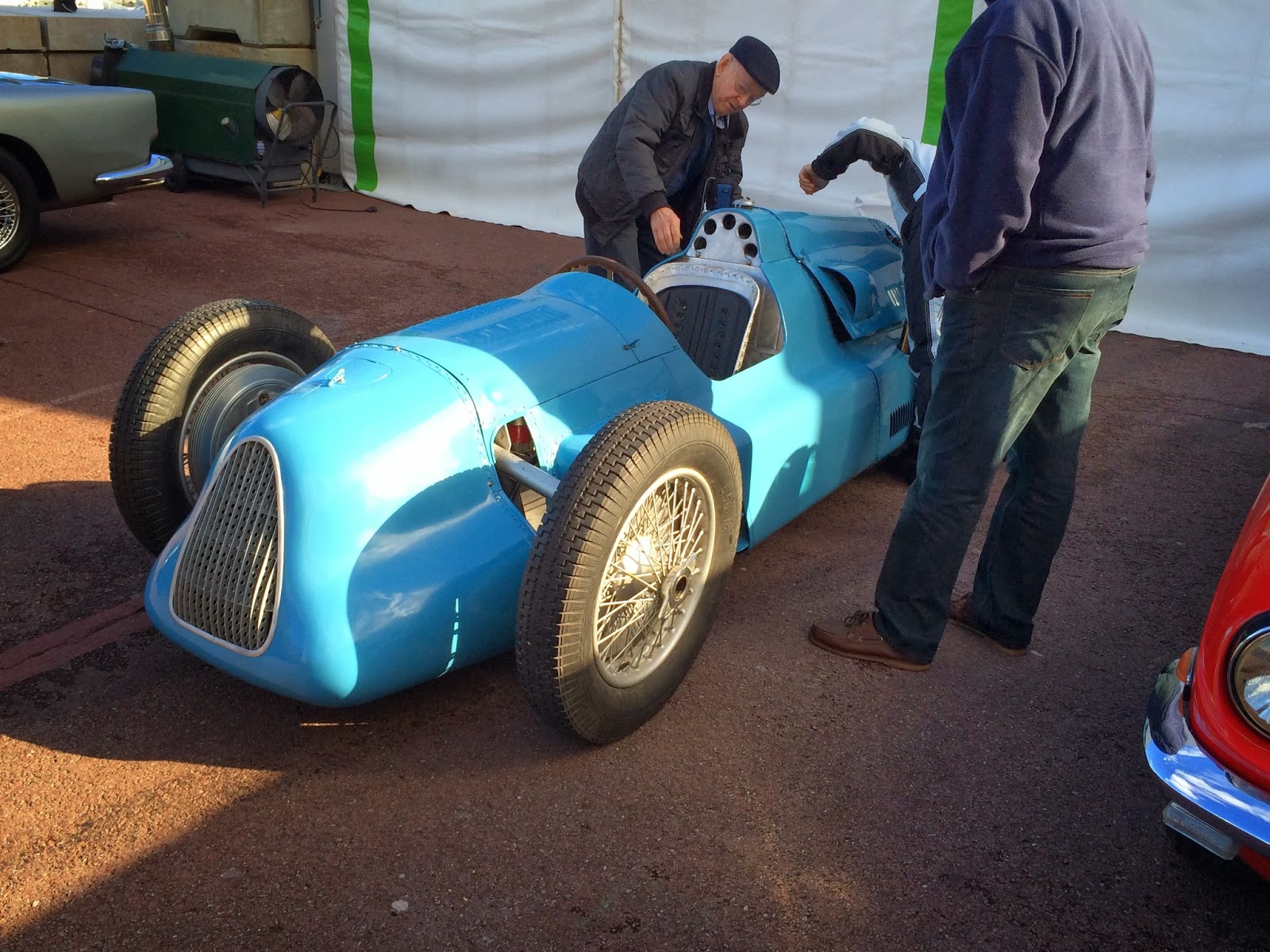 Axis Of Oversteer: Mysterious radial engined race car.