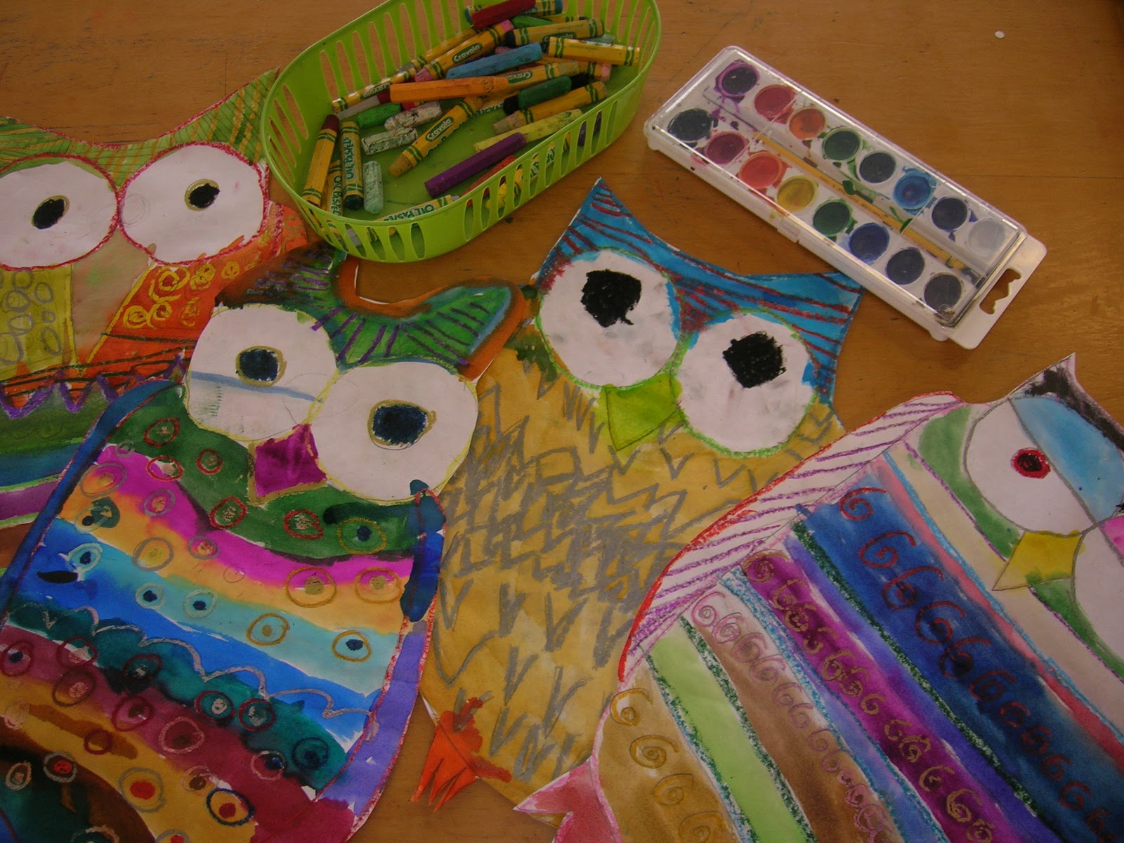 The Elementary Art Room!: Pattern Owls