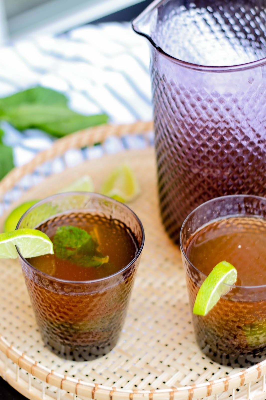 Crazy Green Fruits: Moji-thé (cocktail estival sans alcool au thé glacé ...