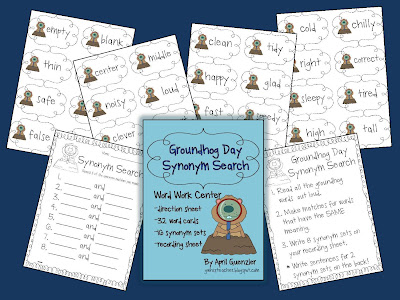 gwhizteacher: Groundhog Word Work FREEBIE
