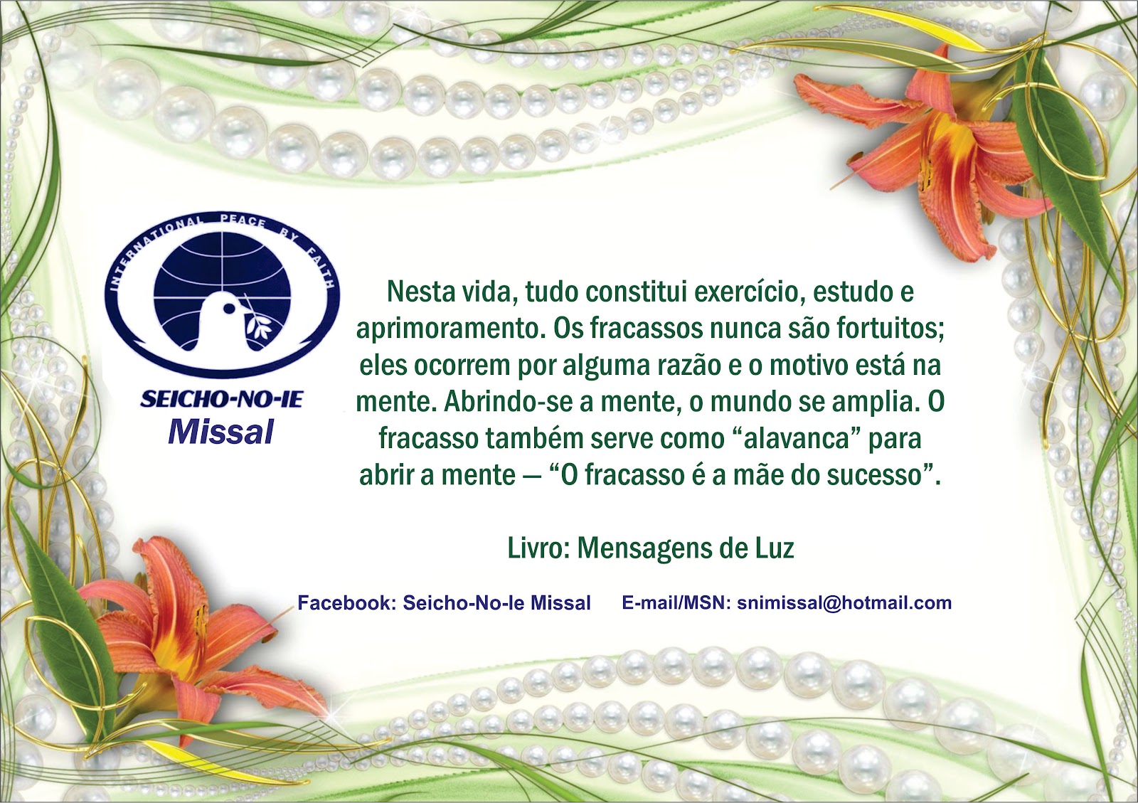 Oracoes Seicho No Ie - RETOEDU