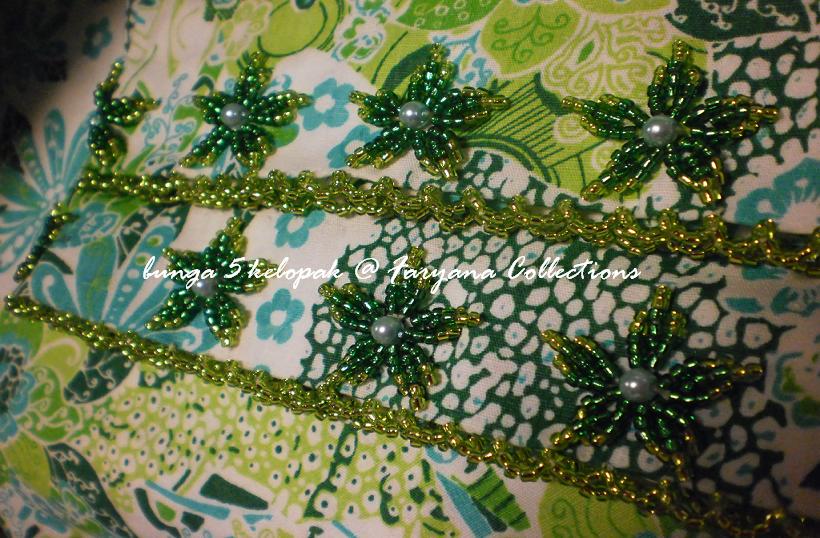 Sulaman Manik & Labuci d'Faryana Collections©: Bunga 5 Kelopak