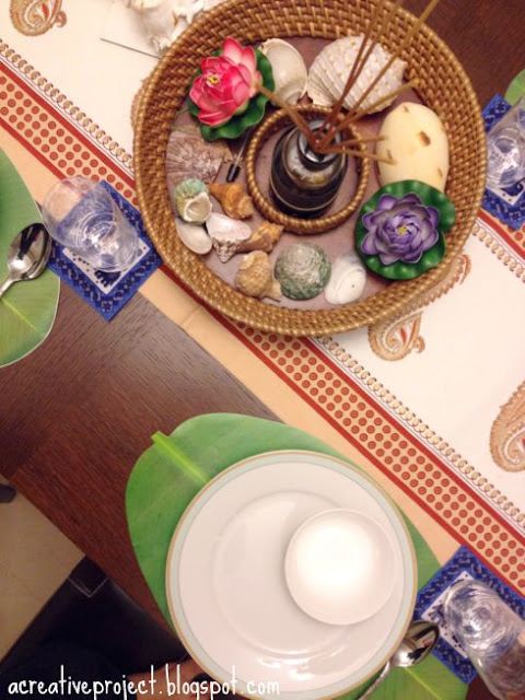 A Creative Project: Natural themed table setting