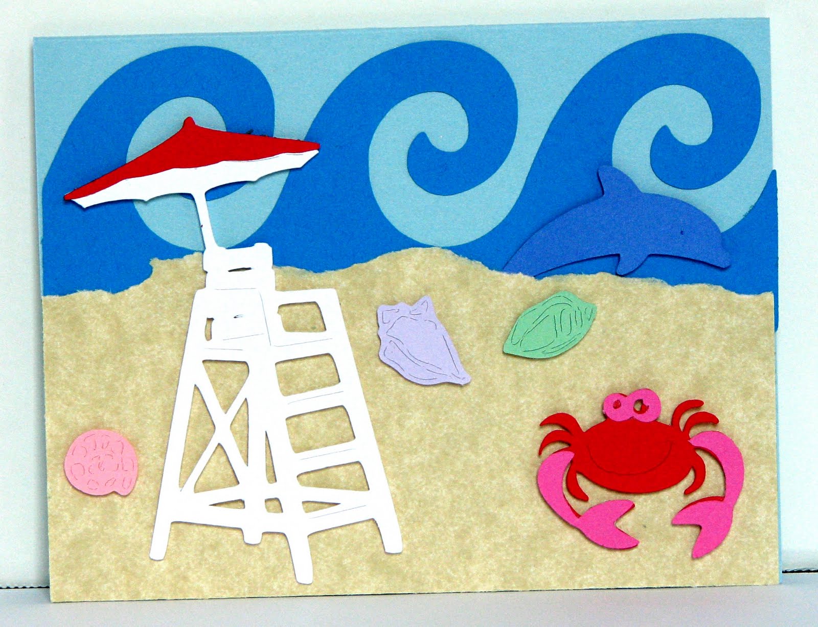 The Cricut Obsession: Lifeguard Chair Summer Card