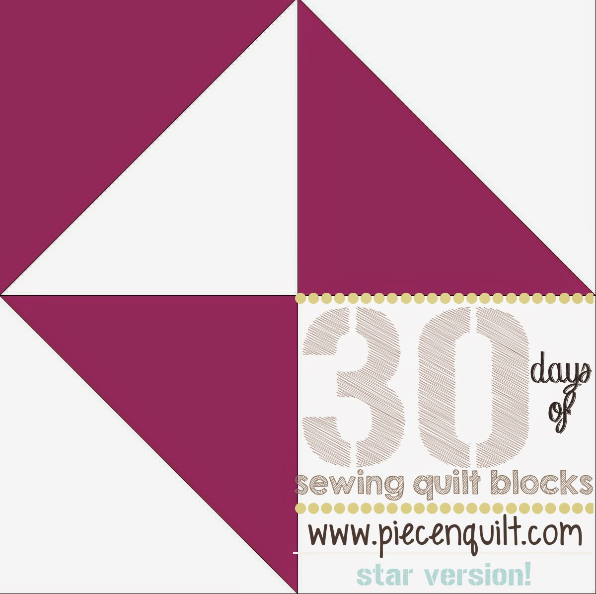 Piece N Quilt: How to: Arizona Star Quilt Block - 30 Days of Sewing ...