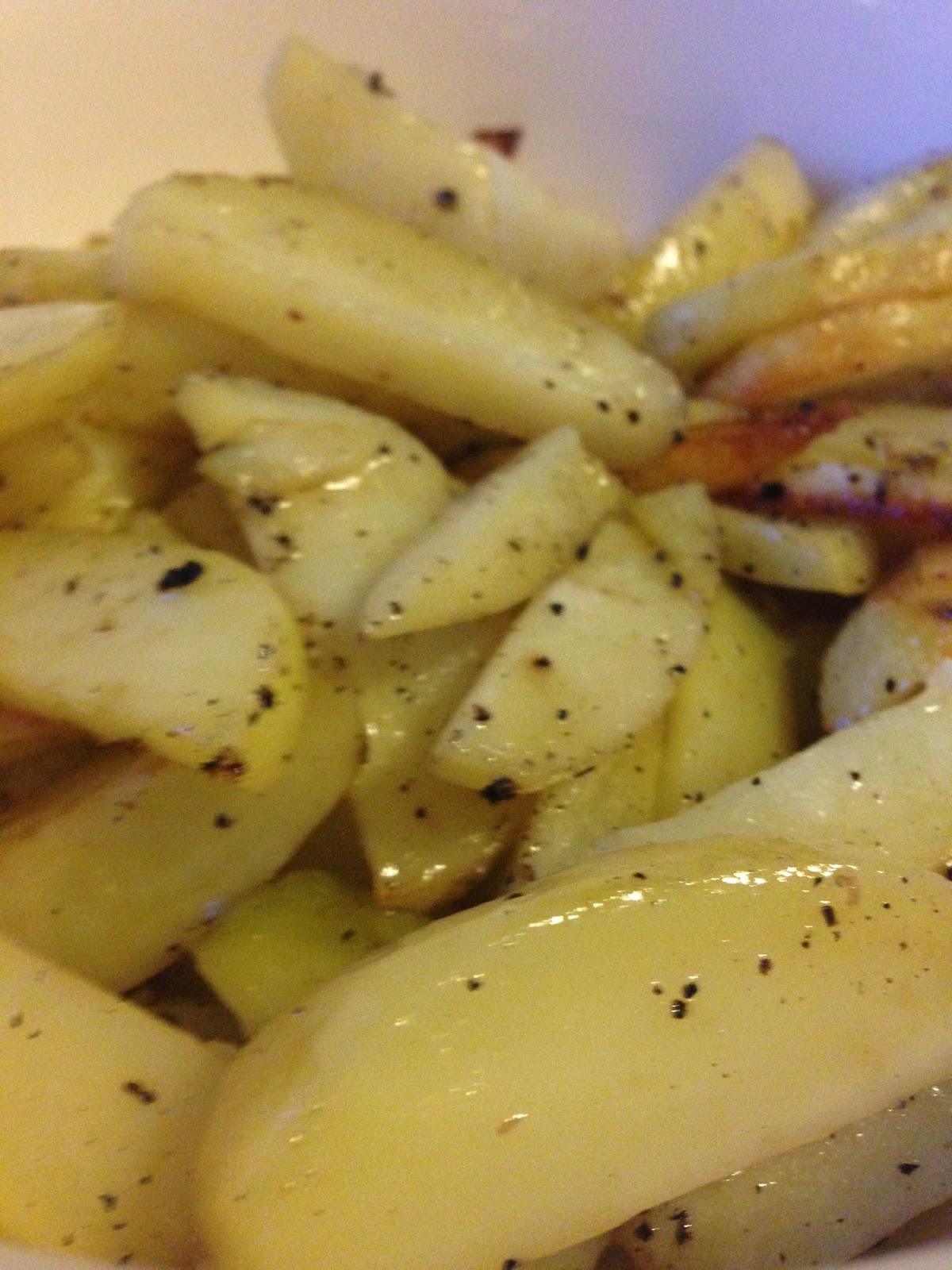 konemateriale: Stekte poteter