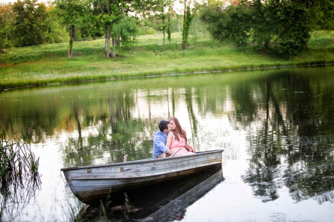 Engagement Session: Rowing Away Into Love - Belle The Magazine