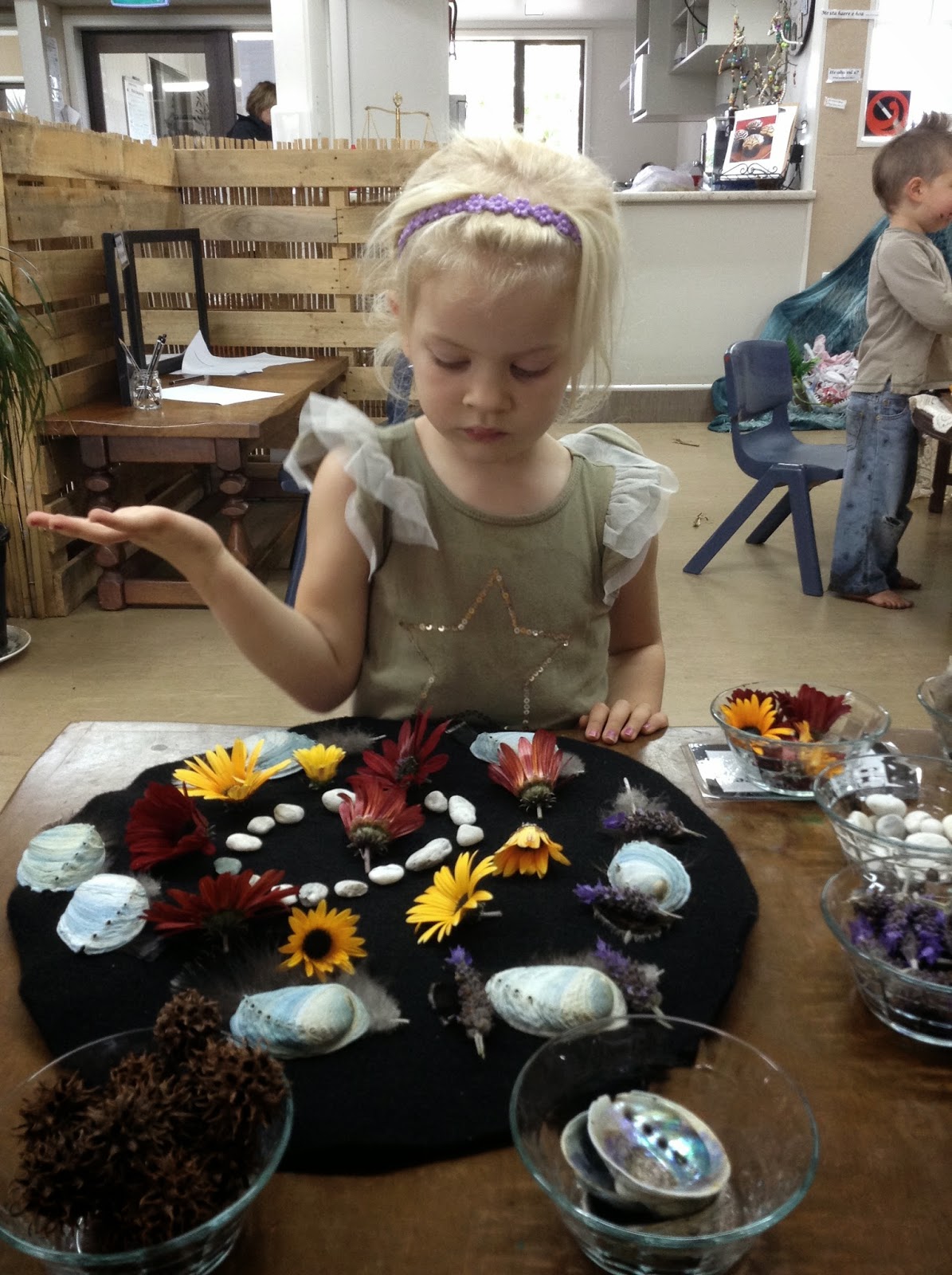 Bream Bay Kindergarten: Ephemeral Art - inspired by nature