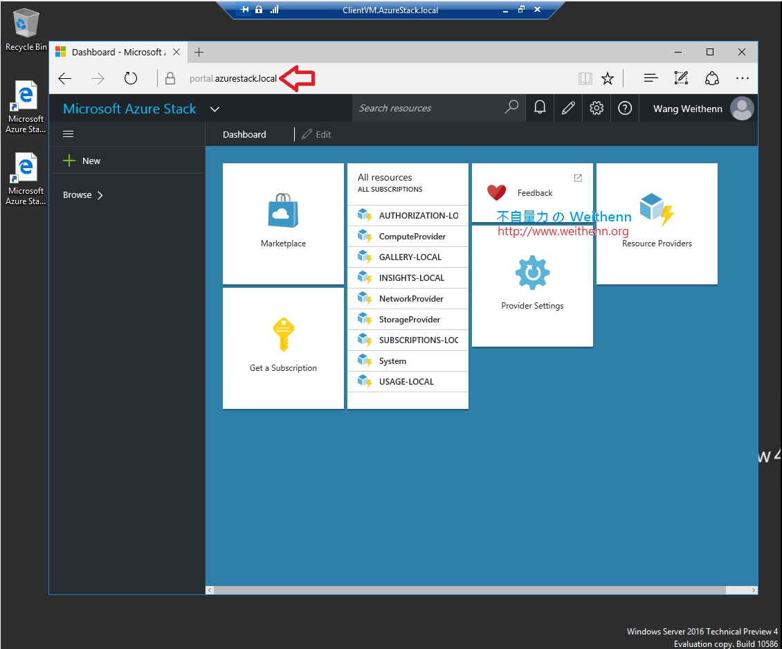 125 期 - 用微軟 MAS 混合雲平台打造本地端 Azure 環境 ~ 不自量力 の Weithenn