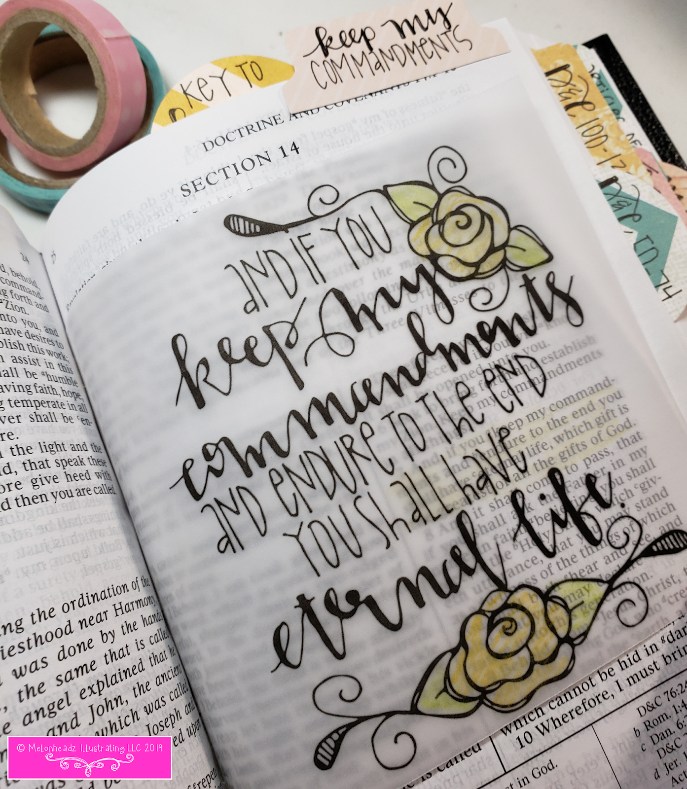 Melonheadz LDS illustrating: Book of Mormon Journaling
