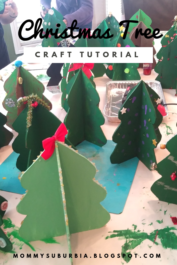 Mommy Suburbia: Easy DIY 3-D Christmas Tree Craft To Make This Holiday ...