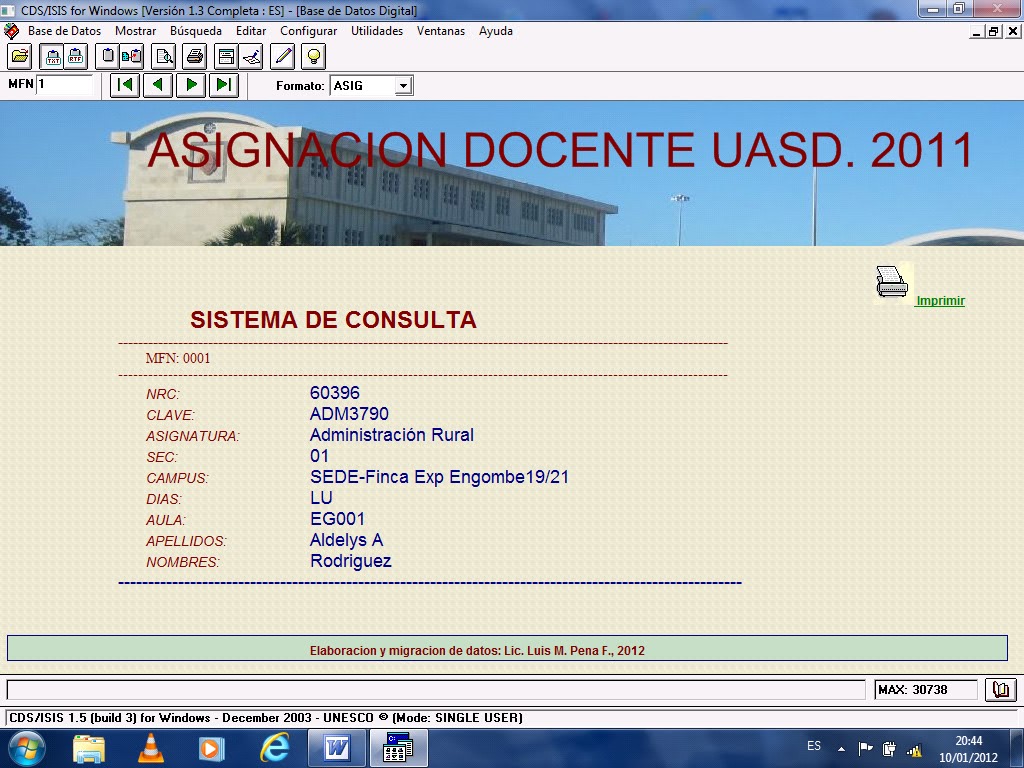 Bibliotecología y Automatización: Multiusuarios en un Sistema de Bases ...
