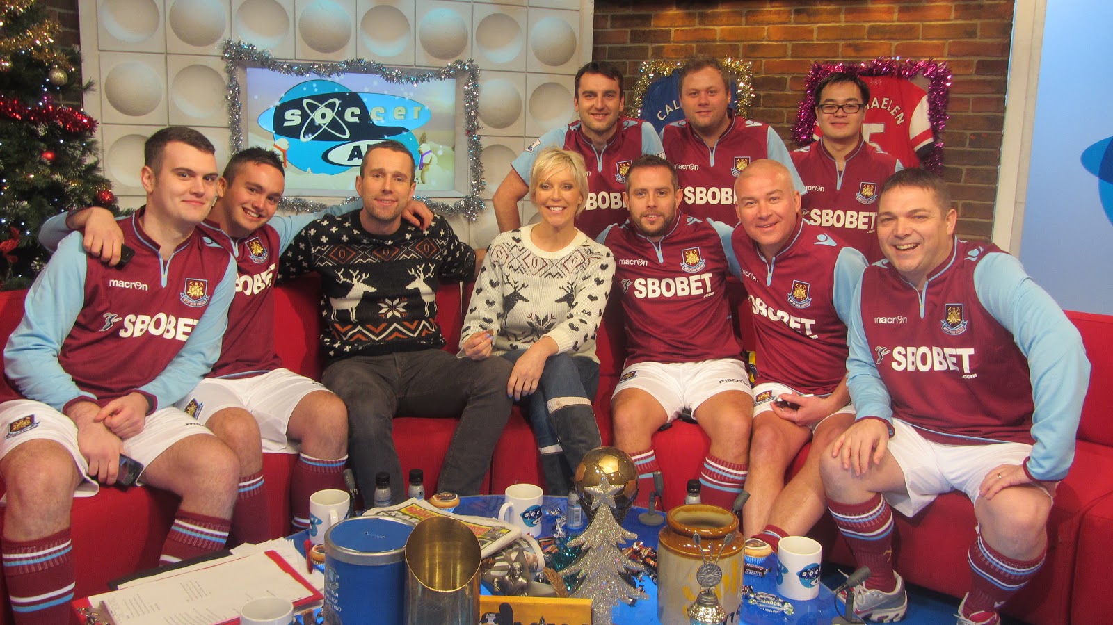 @WestHamFootball Blog: Our day on Soccer AM as West Ham Fans of the ...