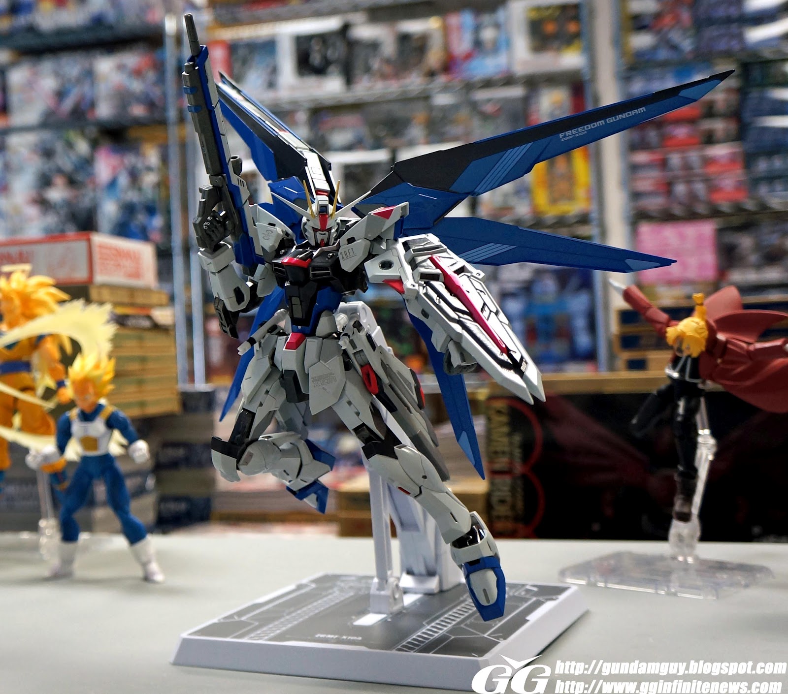 GUNDAM GUY: Metal Build 1/100 Freedom Gundam, 00 Gundam Seven Sword & 0 ...