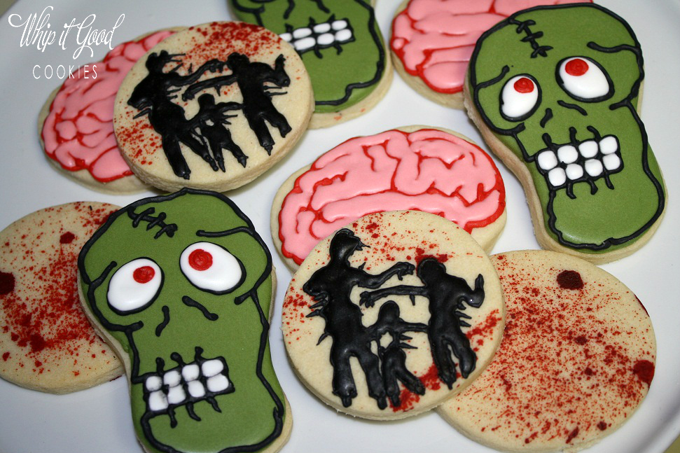 Whip it Good Cookies: Zombies
