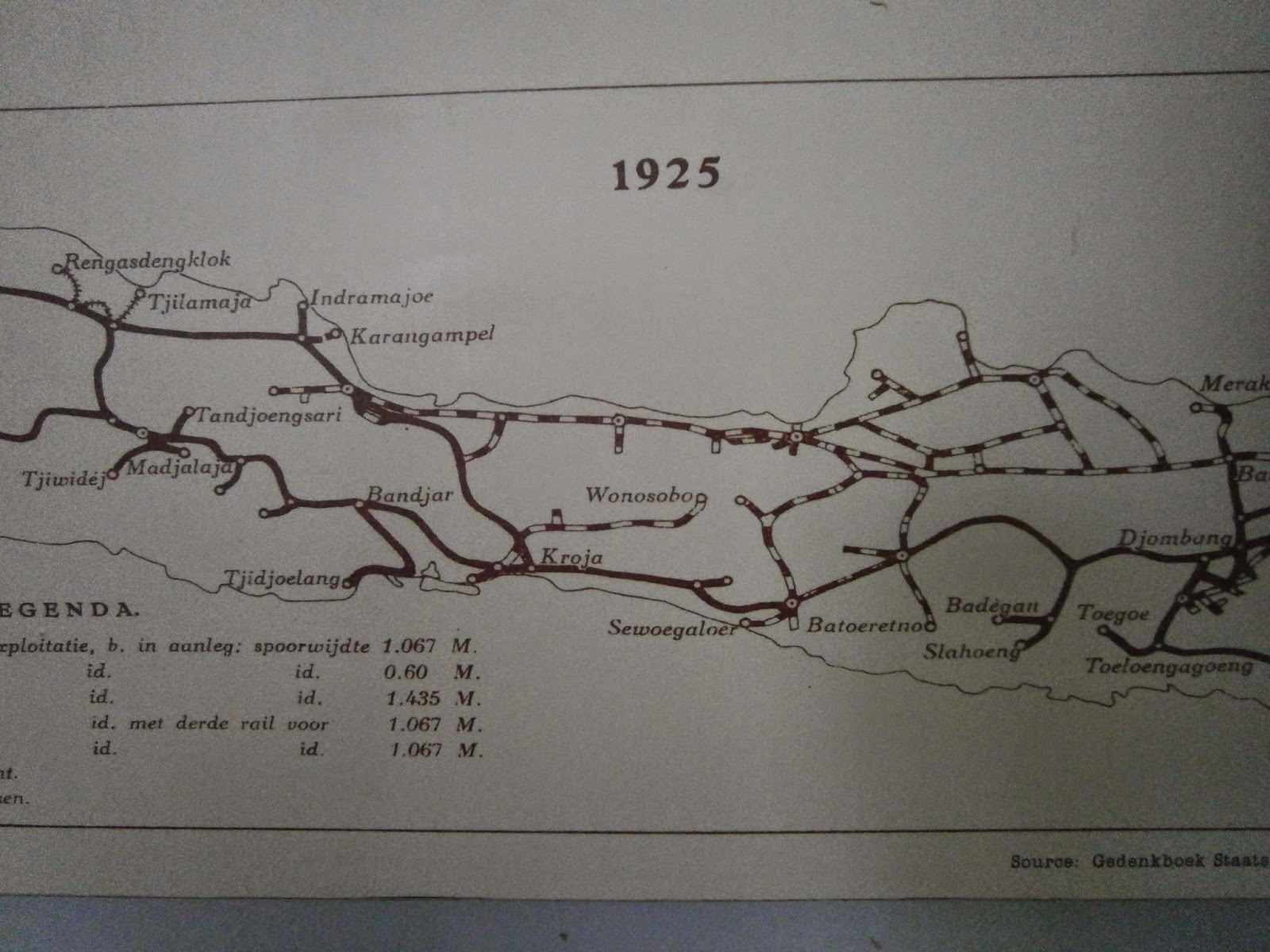 Kereta Api Indonesia: Inilah Peta Perkembangan Jalur Rel KA di Jawa ...