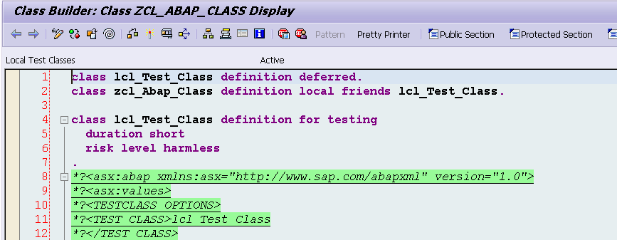 SAP ABAP Central: General properties of ABAP Classes / Interfaces