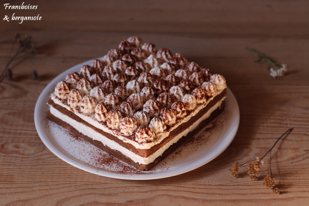 Entremets tiramisu revisité