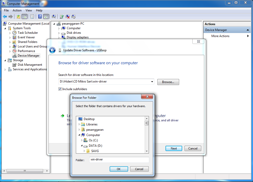 Cara Instal Driver USB downloader - Ajifahreza