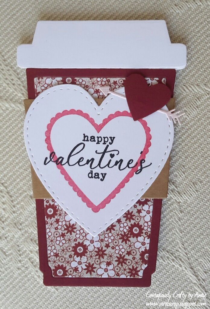 Contagiously Crafty: Valentines with a Coffee Cup Theme