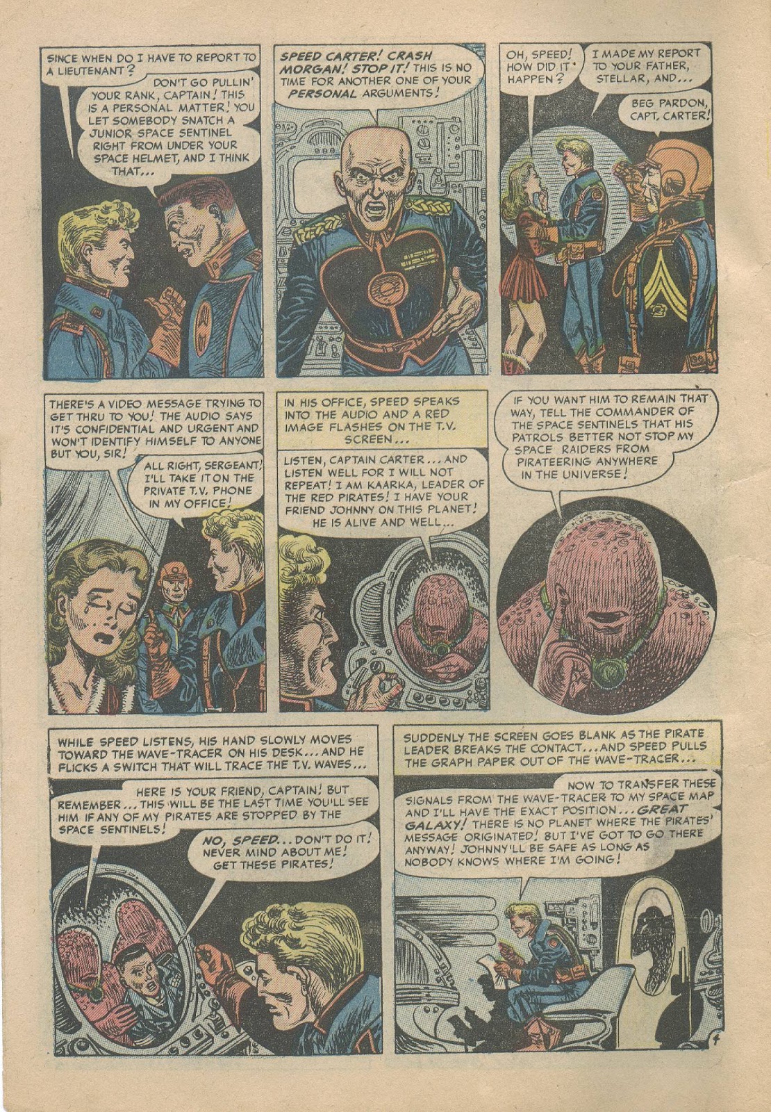 Last of the Spinner Rack Junkies: Speed Carter SPACEMAN by Joe Maneely 1953