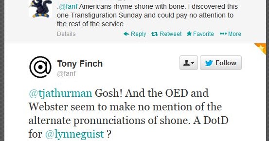 Separated by a Common Language: shone, shined, and a digression re ...