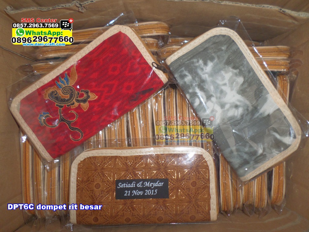 Souvenir Dompet Batik Rit Besar | Souvenir Pernikahan