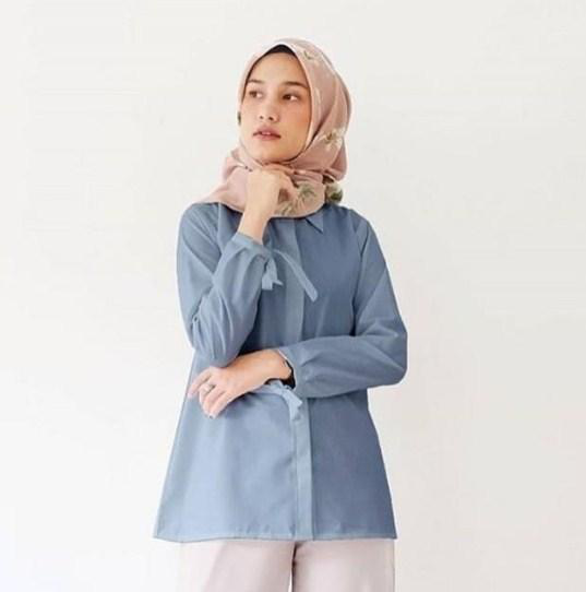 Model Baju Atasan Muslim Wanita Terbaru - Seputar Model