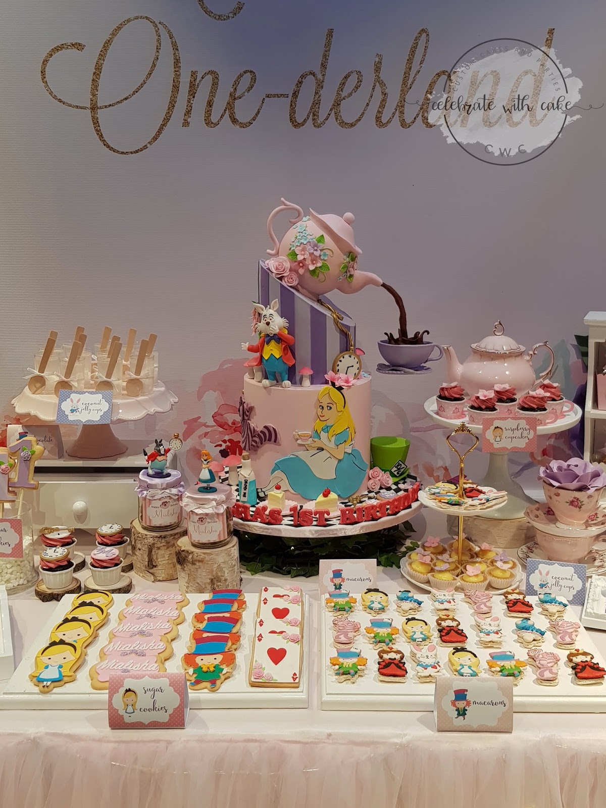 Celebrate with Cake!: Alice in Wonderland Set up (Please click on Post ...