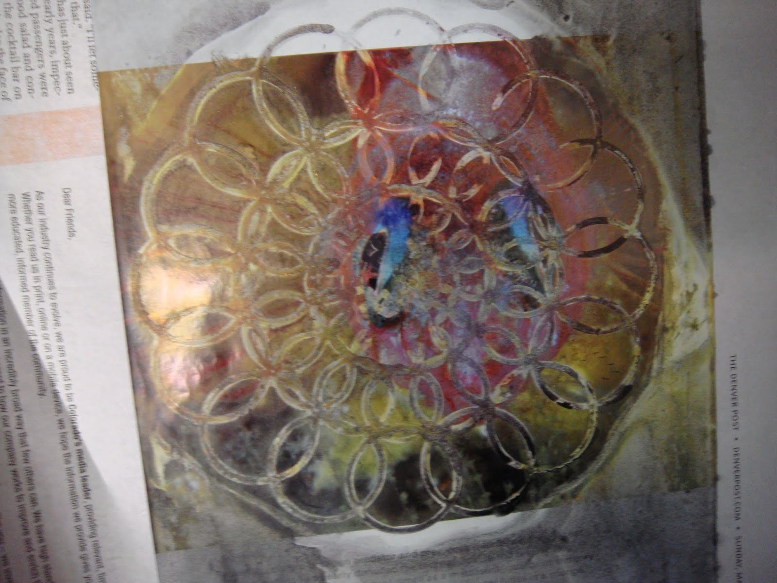 Ginger Wilson: Citrasolv on National Geographic to make abstract papers