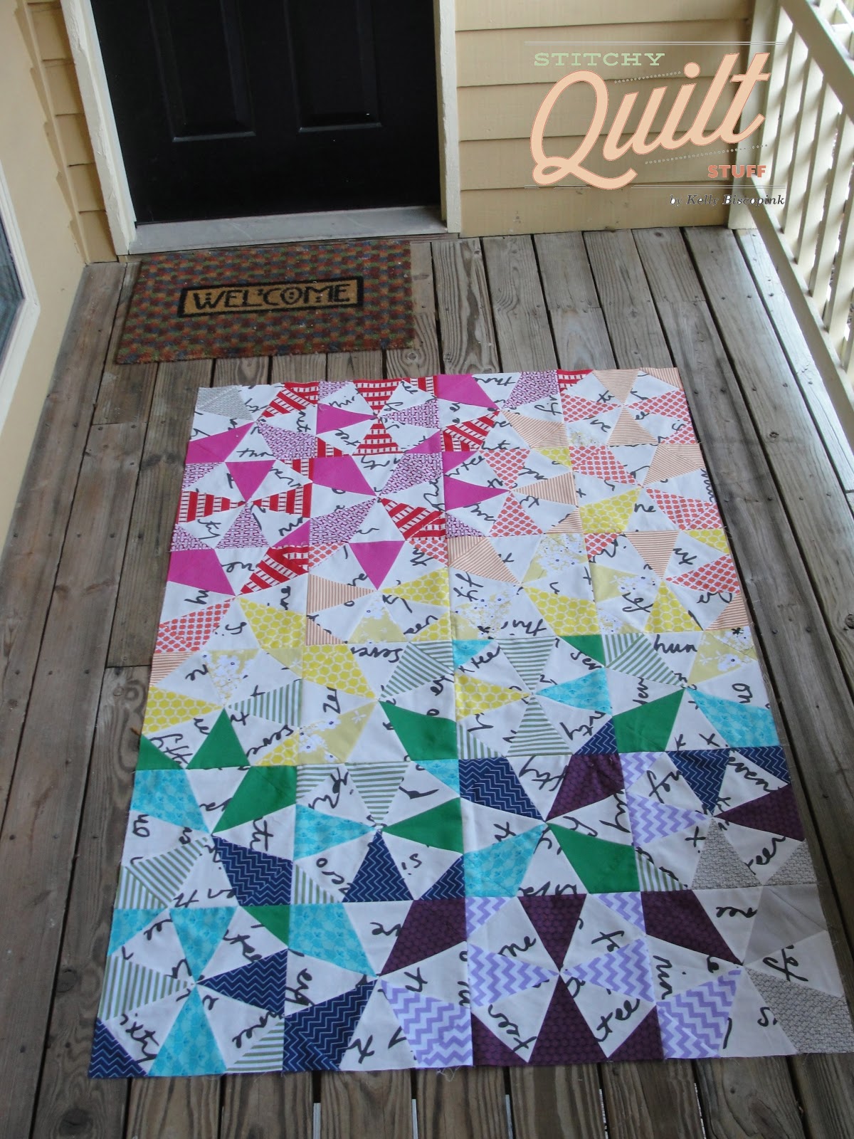 Stitchy Quilt Stuff: Prism Quilt with FQS Blogger Bundle