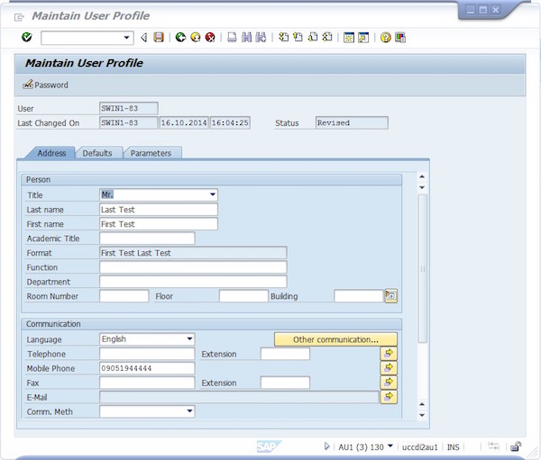 SAP End User Customization | SAP Online Guides