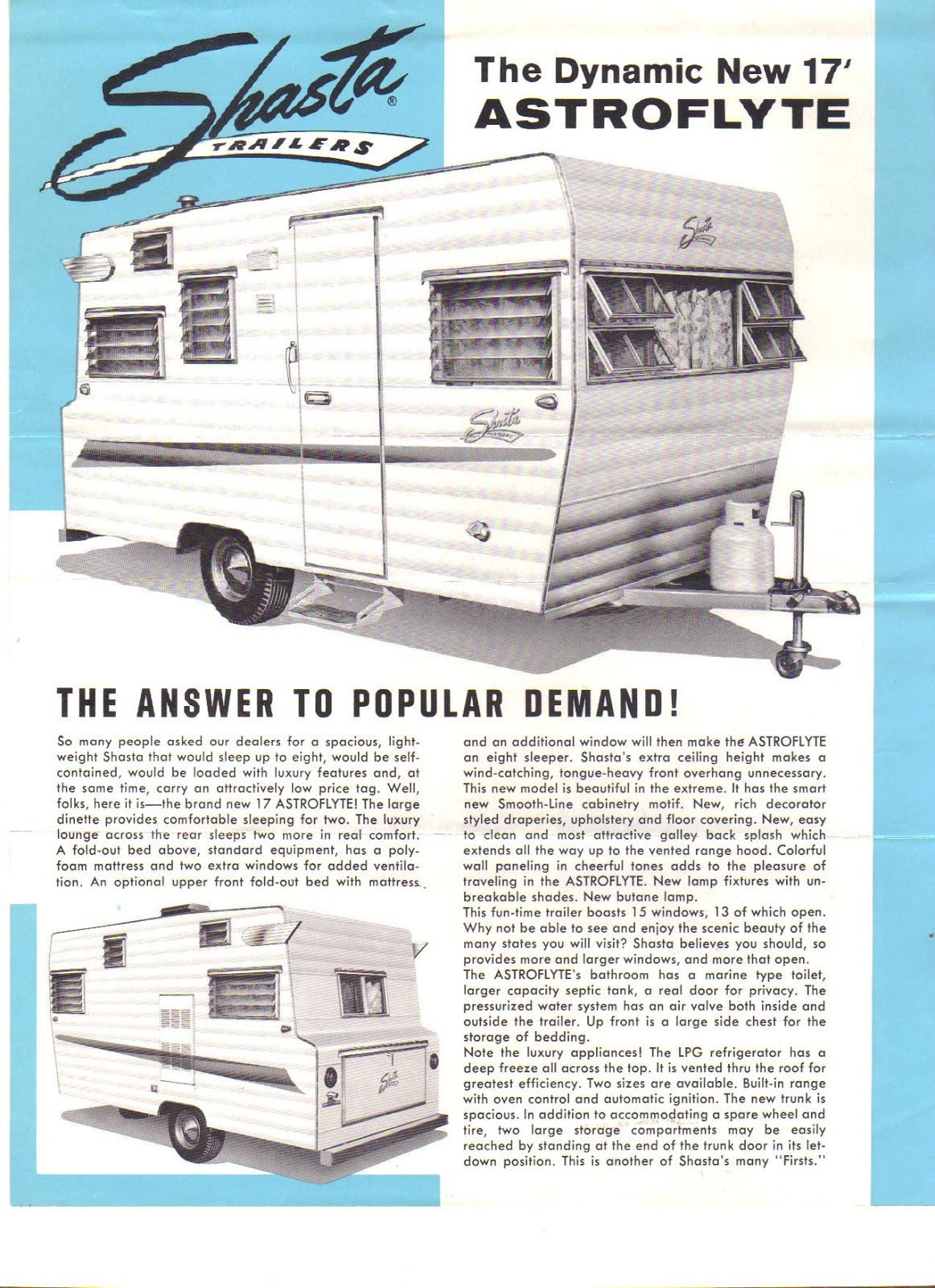 Gullebo - 1967 Shasta Astroflyte: Shasta brochure for the New 17 ...