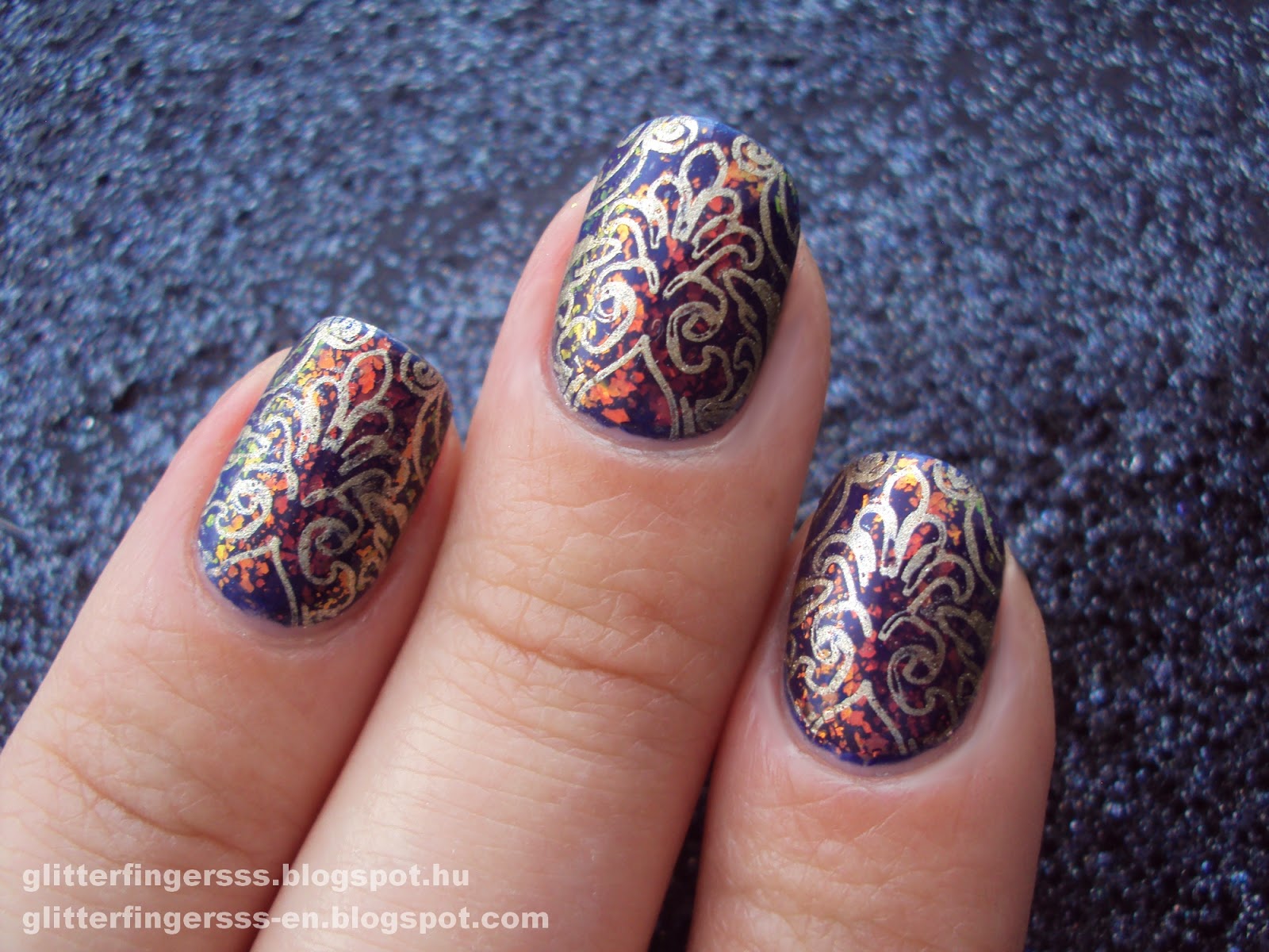 NAIL ART | Fancy Fireplace ~ Glitterfingersss in english