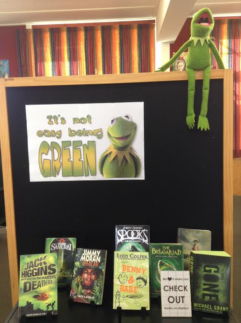 Library Displays: It's not easy being GREEN!