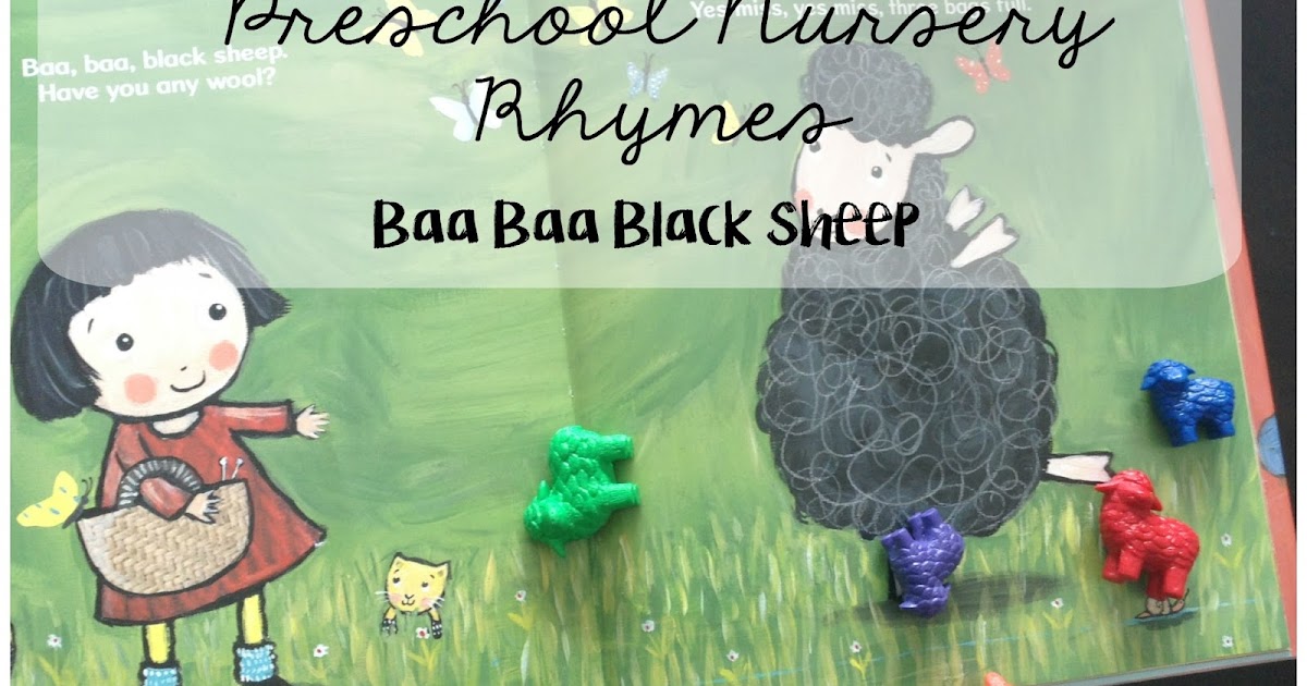 TeacherMomPlus3: Preschool Nursery Rhyme Activities-Baa Baa Black Sheep