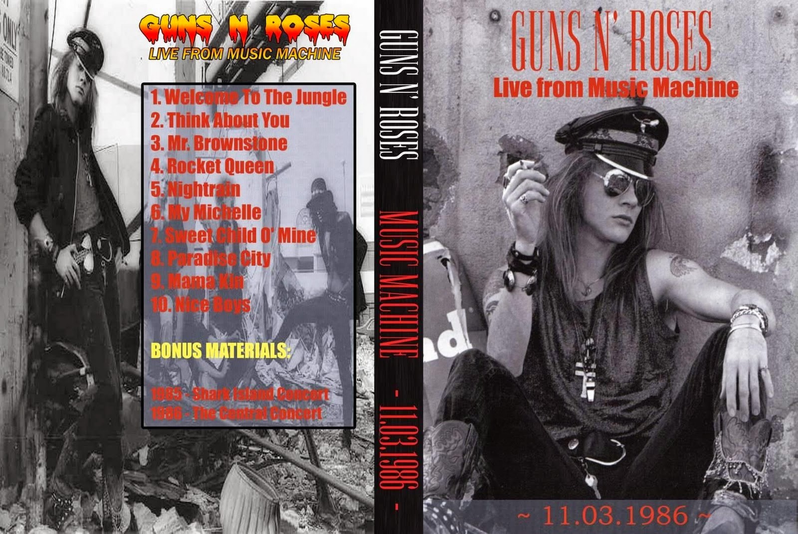 T.U.B.E.: Guns N' Roses - 1986-09-13 - Los Angeles, CA (DVDfull pro-shot)