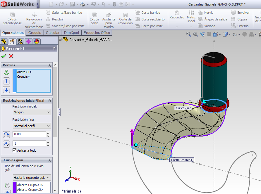 Cervantes Gabriela 3A Solidworks: PROYECTO FINAL .3.