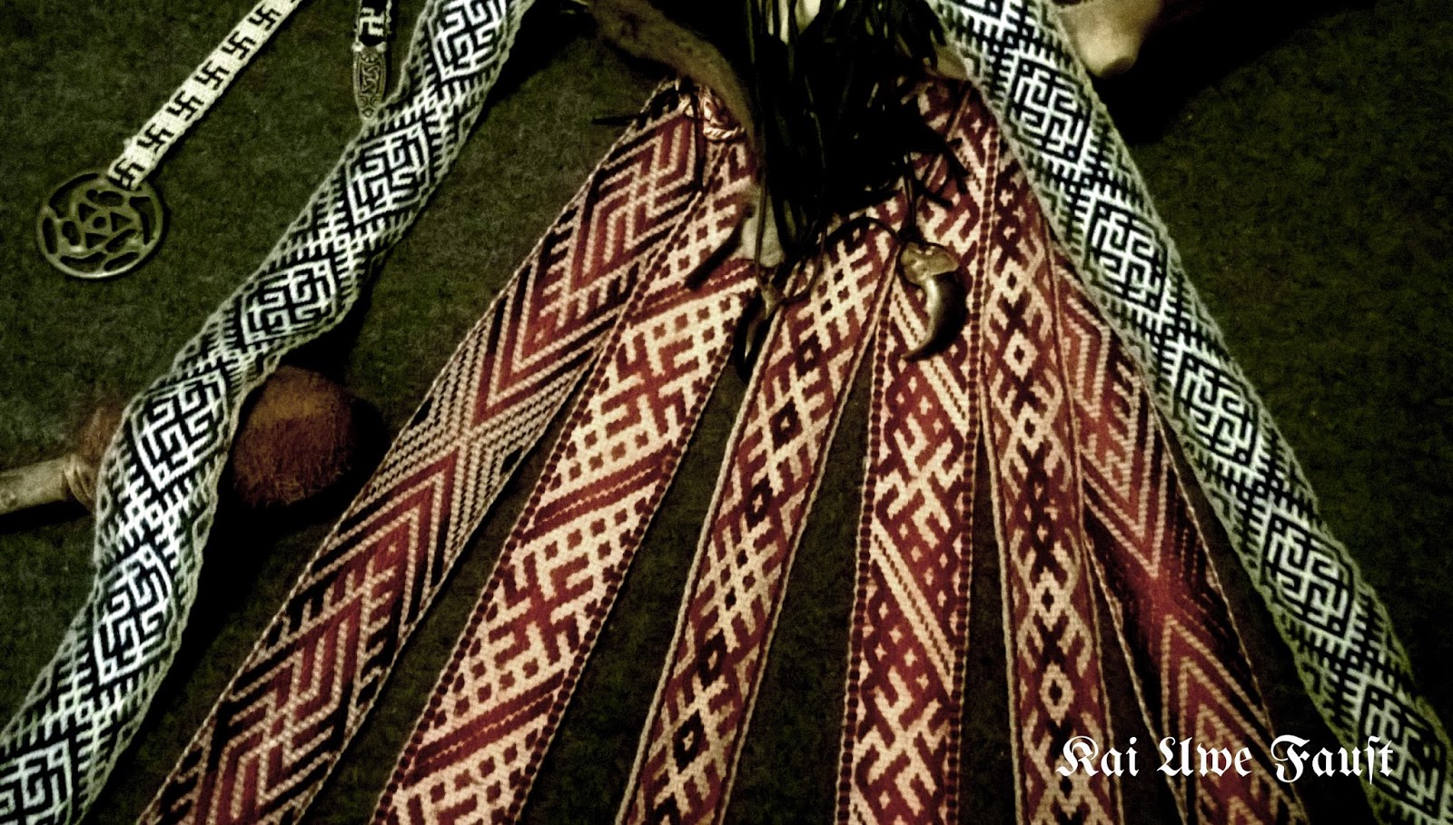 Nordic Tattoo: Tablet weaving pattern tattoo