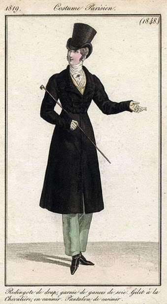 Zinne's Blog: Mens Regency Fashion 1815 - 1820