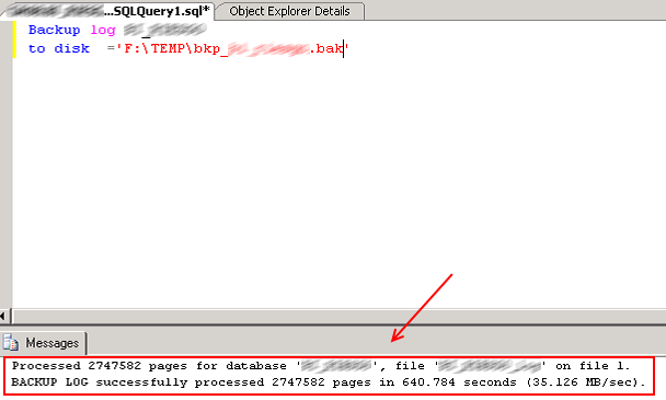 JManzur Servicio Técnico: Shrink SQL Transaction log. JManzur Servicio Técnico: Shrink SQL Transaction log.