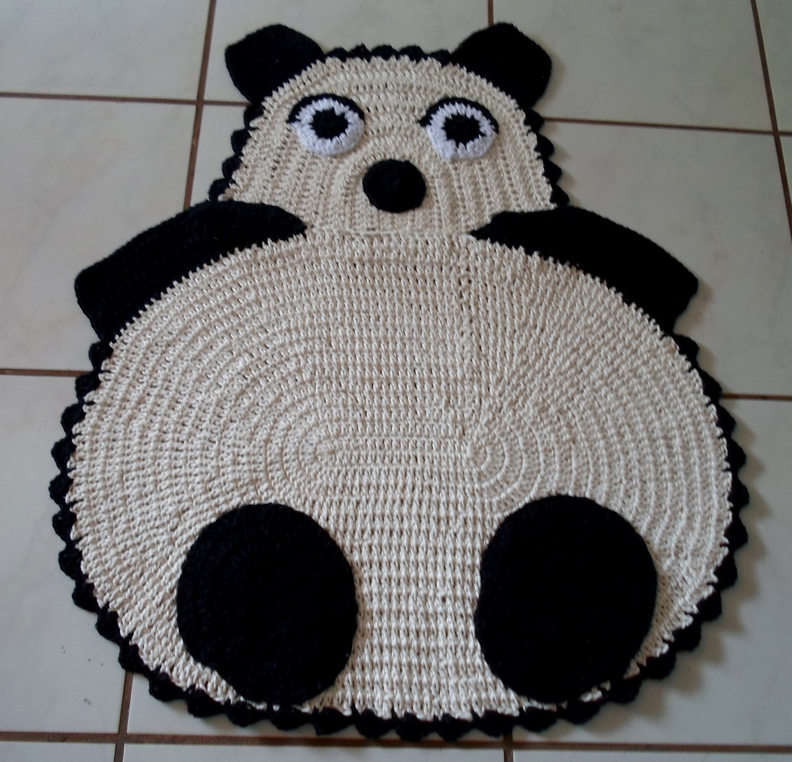 Tapetes Criativos: URSO PANDA